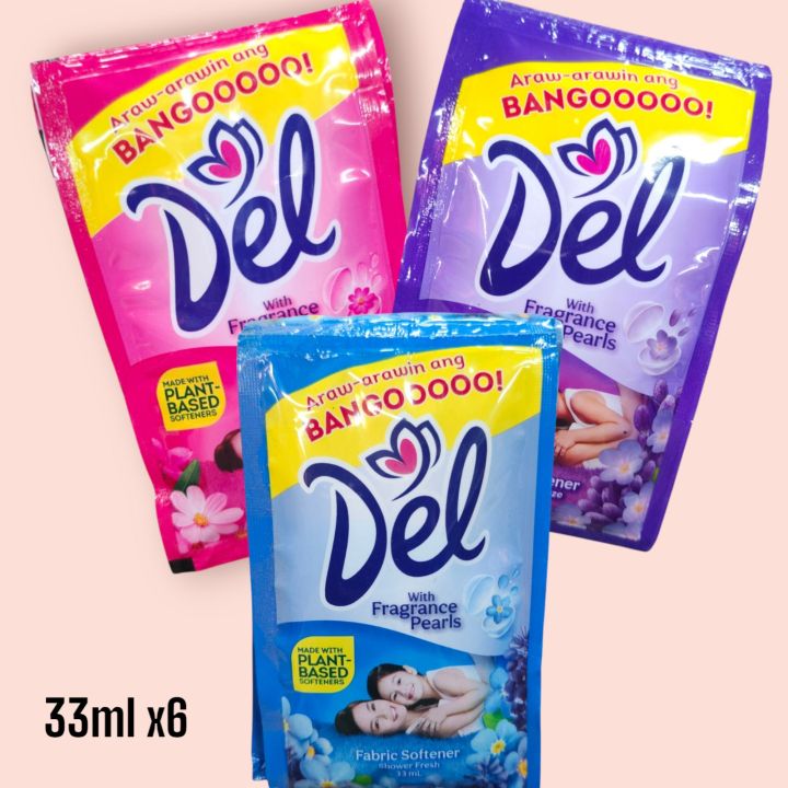 Del fabric softener 33ml x6 | Lazada PH