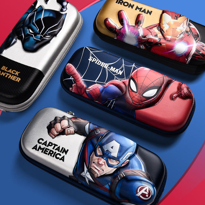 B15 Pencil Box Disney Marvel Children Pen Box 3D Laminated Pencil Case ...