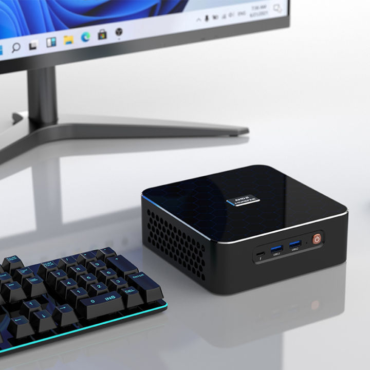 Zoro Mini Desktop Gaming computer AMD Ryzen5 6600u Built-in Bluetooth ...