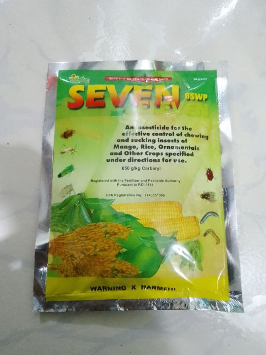 SEVEN ELEVEN 85WP CARBARYL INSECTICIDE(50GRMS)BY ICTC | Lazada PH