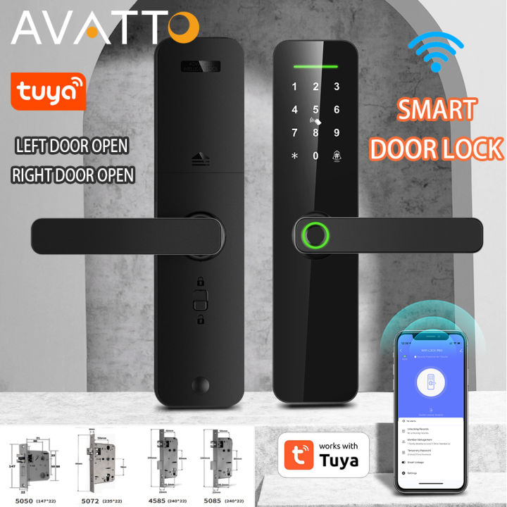 AVATTO Tuya Smart Lock Fingerprint/RFID Card/Passcode Electronic ...
