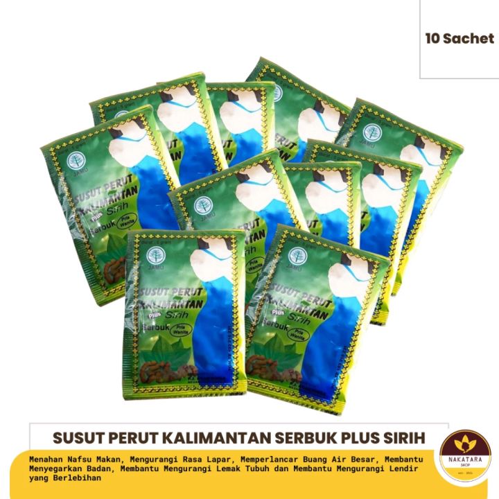 Susut Perut kalimantan isi 10 sachet terbukti khasiatnya | Lazada Indonesia
