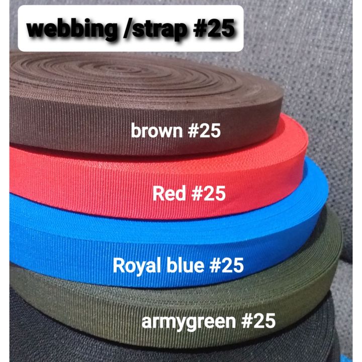 1ROLL & 1/2 ROLL Webbing/strap #25 (1inch) & #20 ( 3/4inch) | Lazada PH