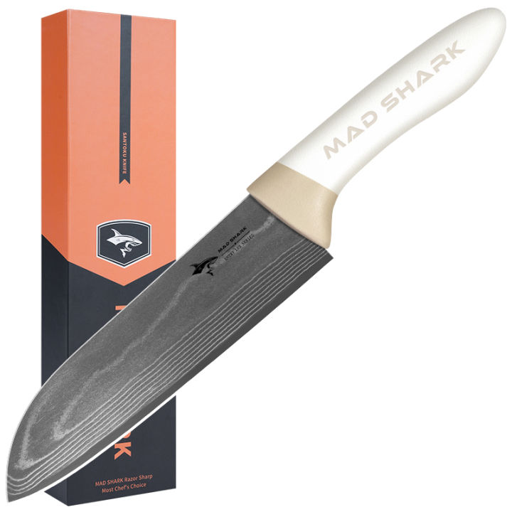 Mad Shark | German Damascus Steel Multi-purpose Cutting Kitchen Knife ...