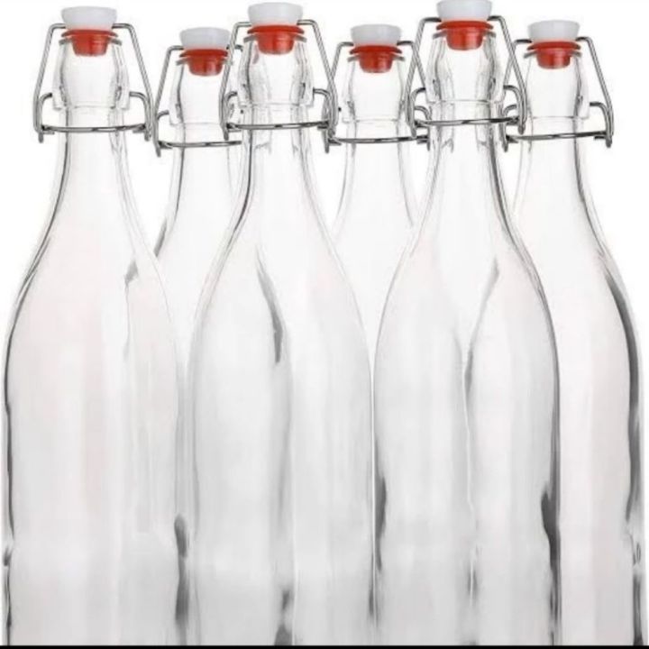 Botol Kaca 250ml 500m 750ml 1000ml Glass Bottle with Swing Stopper ...