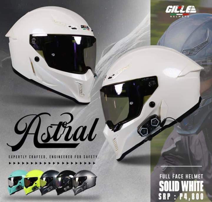 Gille Astral fullface dualvisor helmet with FREEBIES | Lazada PH