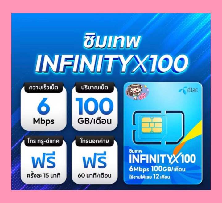 🔥Salesถูกสุดๆๆๆ‼️🔥ซิมเทพดีแทค ซิมเทพ Dtac อินฟินิตี้เอ็กซ์ Dtac infinity x100 ซิมดีแทค อินฟินิตี ...