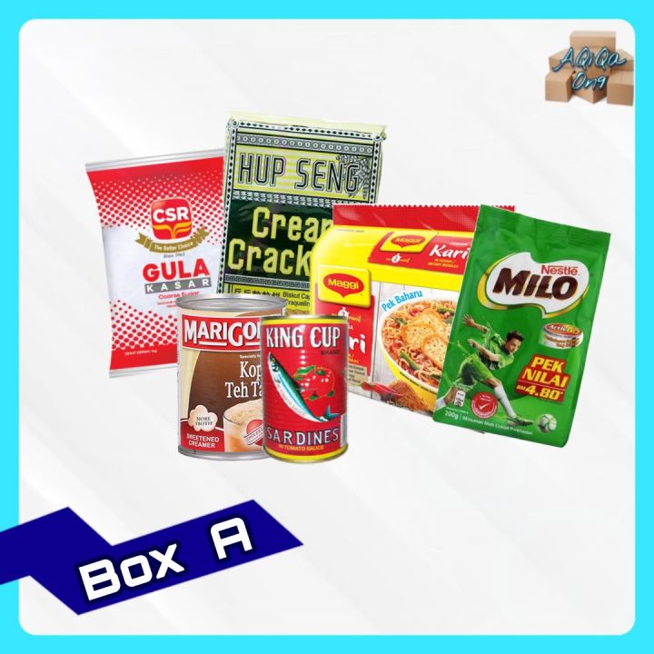 Box A • Barangan Runcit Asas, Pack For Charity. | Lazada