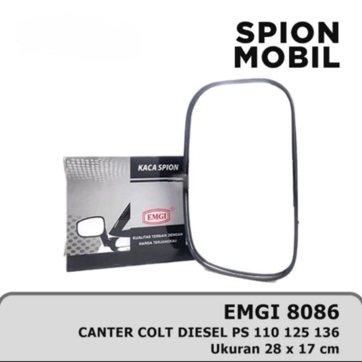 EMGI 8086 HITAM Kaca Spion Canter FE71/FE-71/Colt Diesel PS110/PS125 ...