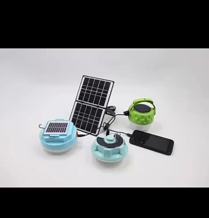 5V4W Portable Folding Solar Panel 4 types of charging plugs Outdoor ...