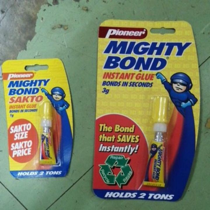 original Pioneer mighty bond instant glue : 1g & 3g available!! | Lazada PH