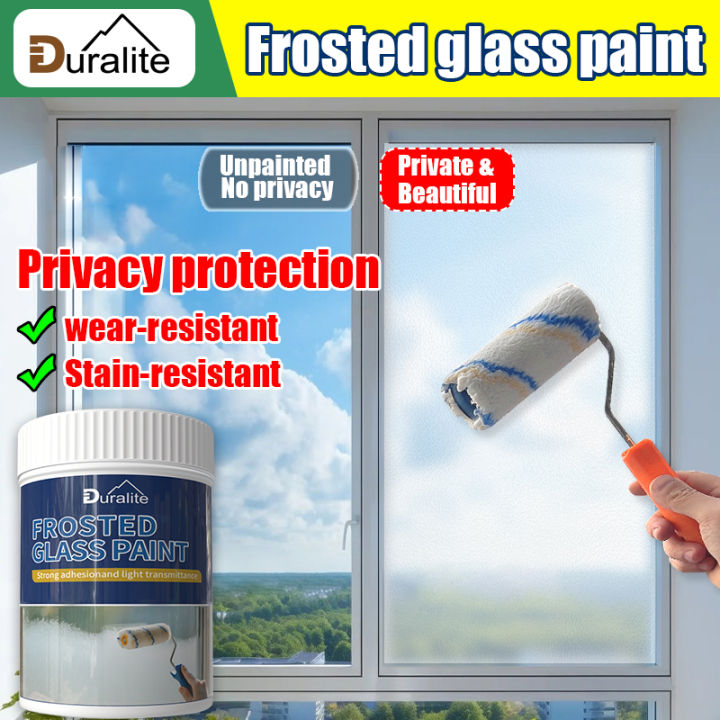 Free Tools 】Duralite Glass Frosted Paint Waterproof Sunscreen Paint 1kg ...