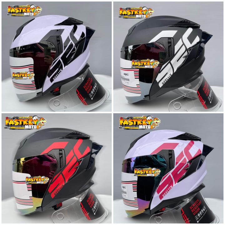 SEC REFLUX 2023 V2 HALFFACE HELMET | Lazada PH