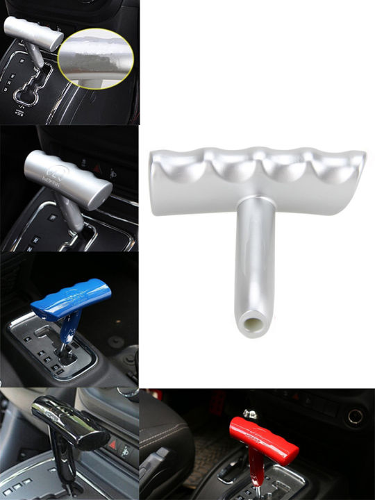New T-Handle Shape Car Gear Shift Lever Knob Shifter Black for Jeep ...