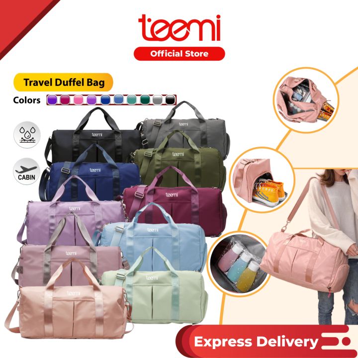 TEEMI Women Travel Duffel Bag Cabin Luggage Nylon Duffle Hand Carry ...