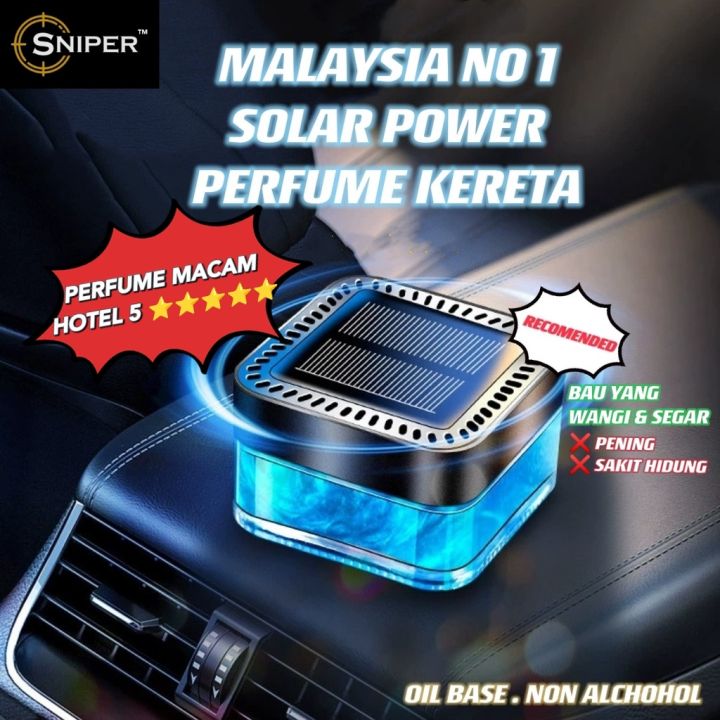 High Quality 50ml SNIPER SOLAR PERFUME KERETA, SOLAR POWERED Car Air ...