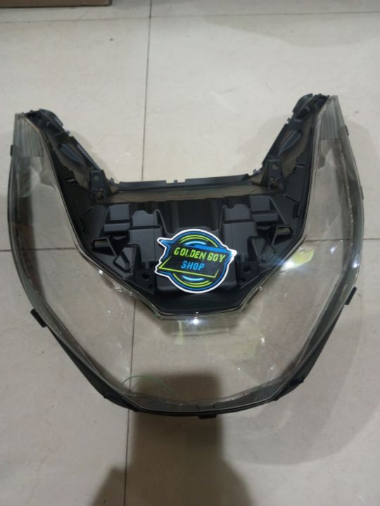 mika lampu depan PCX 160 kode part K1Z original stanlay kaca reflektor ...