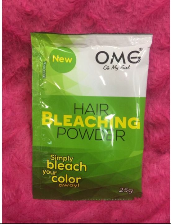 OMG white bleaching powder 25g | Lazada PH