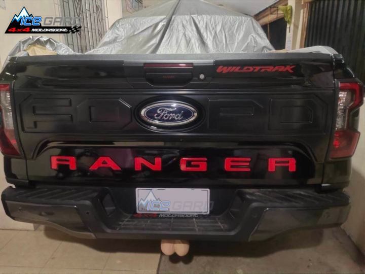 NEXT GEN FORD RANGER T9 TAILGATE EMBOSSED ACRYLIC LOGO | Lazada