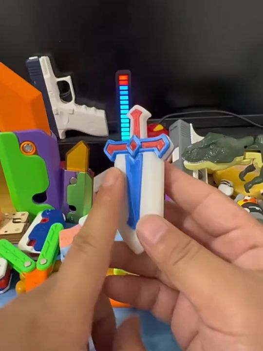 Sword in the Stone Decompression Toy 3D Printed Sword Unsheathed Small ...