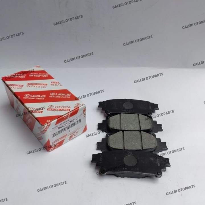 Kampas Rem Belakang Brake Pad RR Toyota Fortuner VRZ 04466-0K010 ...