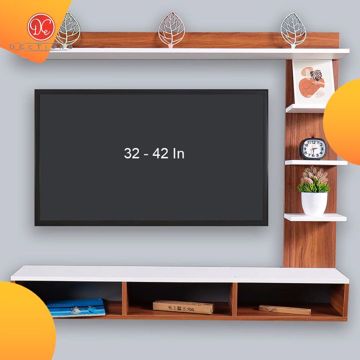 Dections Set Furniture Rak TV Dinding Minimalis / Meja TV Tempel ...