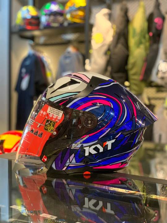 KYT TTR JET BASTIANINI 2022 HELMET OPEN FACE DOUBLE VISOR | Lazada