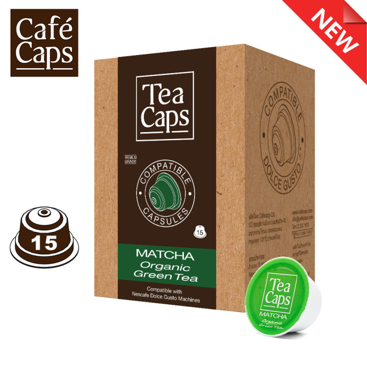 Dolce Gusto Compatible Matcha Organic Capsule (100% Premium) - Cafecaps ...