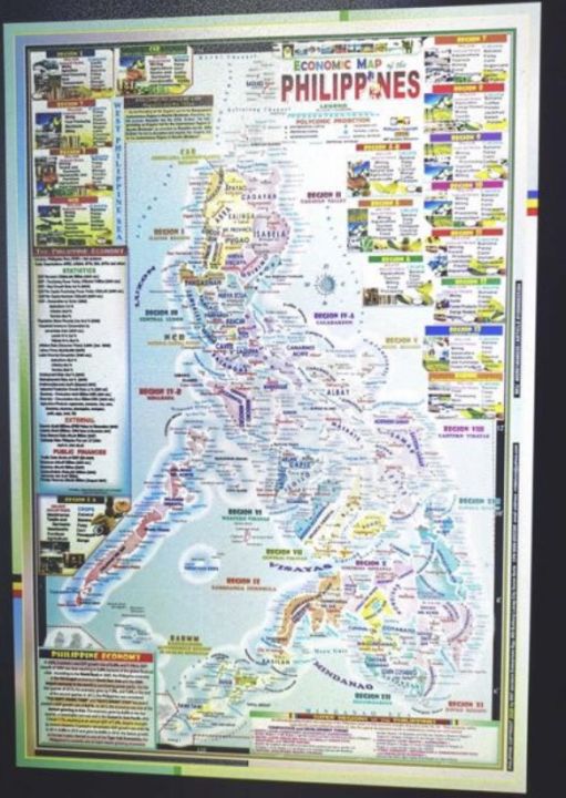 Philippine Economic Map (12x17.5 inches) with Sealed Plastic | Lazada PH