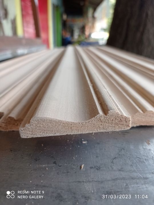 Wallmoulding profil kayu lebar 7cm | Lazada Indonesia