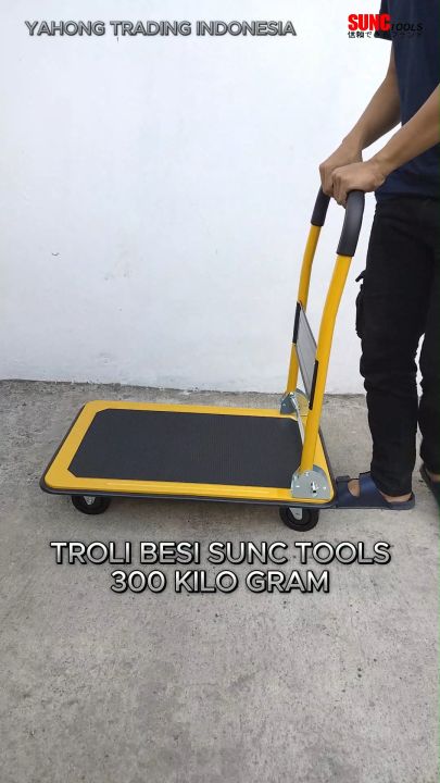 Troli Lipat Troley Besi Trolley Barang Hand Truck Anti Slip Kapasitas ...