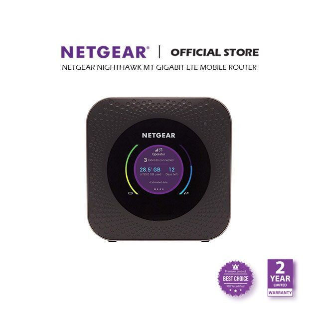 NETGEAR Nighthawk M1 MR1100 Mobile Hotspot 4G Router, Mifi, Portable Wi ...