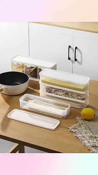 Sealed Noodles Storage Box Fridge Refrigerator Box Pasta Food Fresh ...