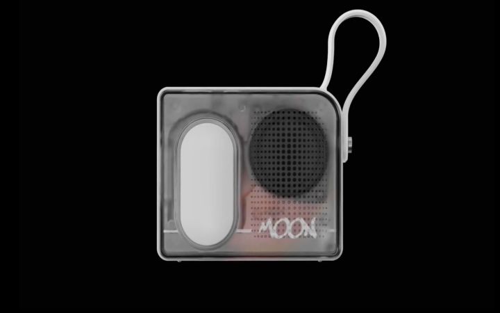 (2 Pack)MOON Pocket Speaker Translucent Edition Portable Speaker Mini ...