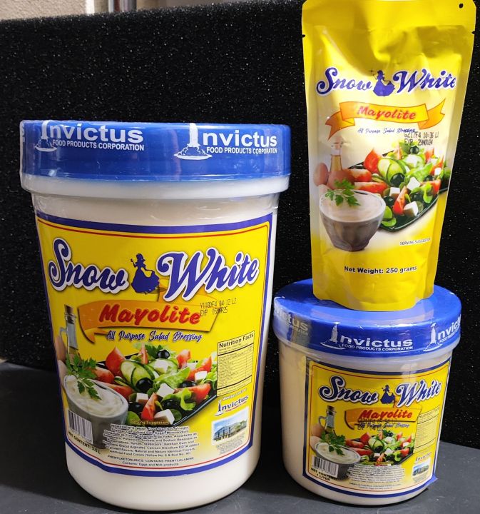 MAYOLITE SNOW WHITE (Mayonnaise with Less Fat, Sweet) | Lazada PH