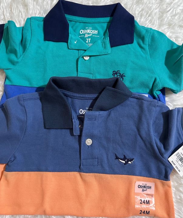 [Original] Brand new Osh Kosh Polo Shirts for 2T/24 mos | Lazada PH