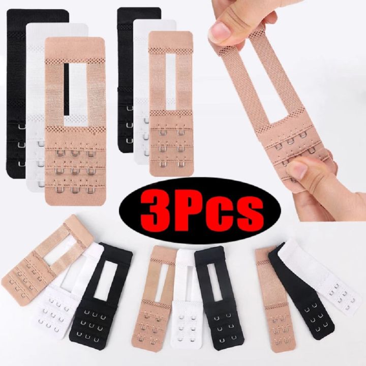 3Pcs Women Bra Extenders Extension Underwear Accessories Bra Lengthen ...