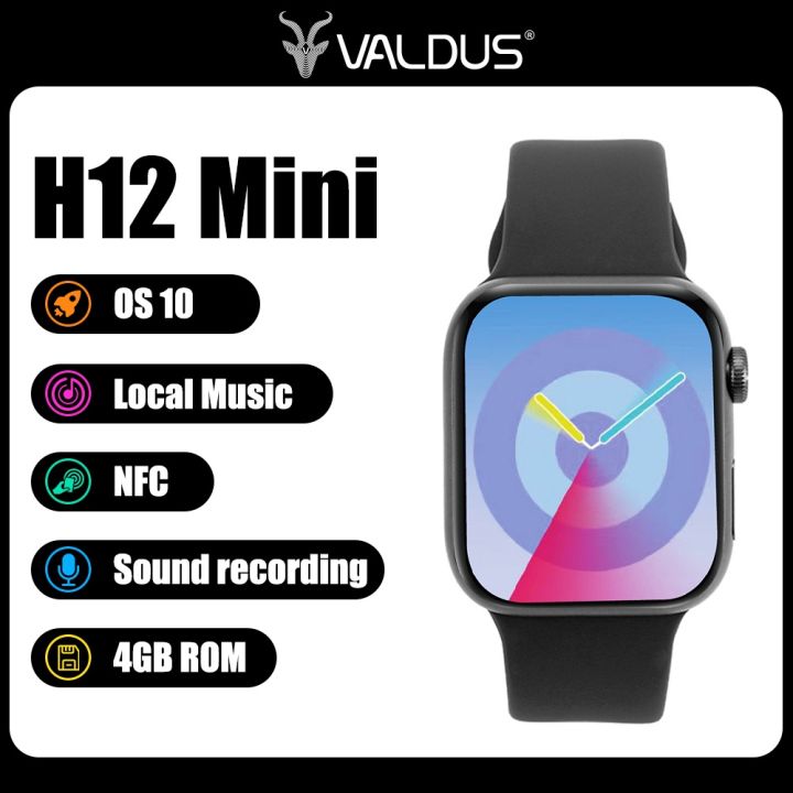 H12 mini AMOLED Smart Watch Men Women 1.75'' Screen 1GB ROM Local Music ...