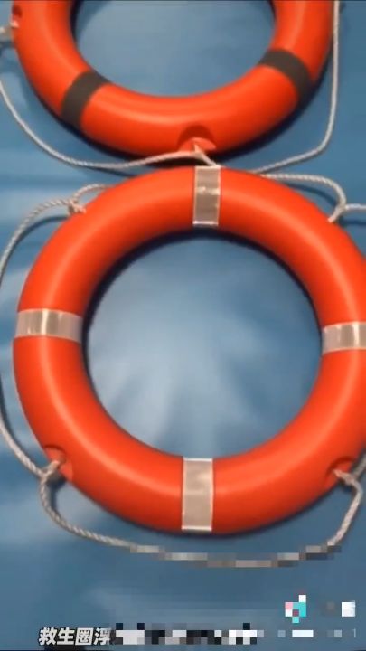 (COD)1PCS 2.5KG adult Fiber ring Safety Swimming Life Buoy Ring Rescuer ...