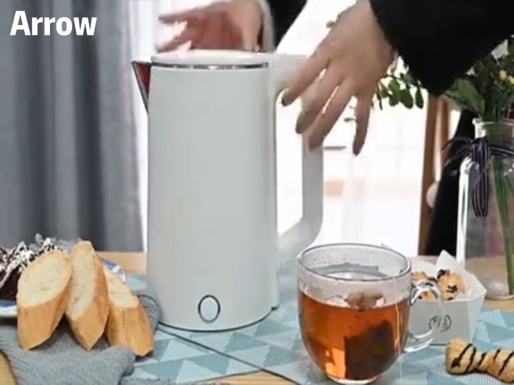 Arrow High-Capacity 1.8L Original Electric Kettle Stainless Steel ...
