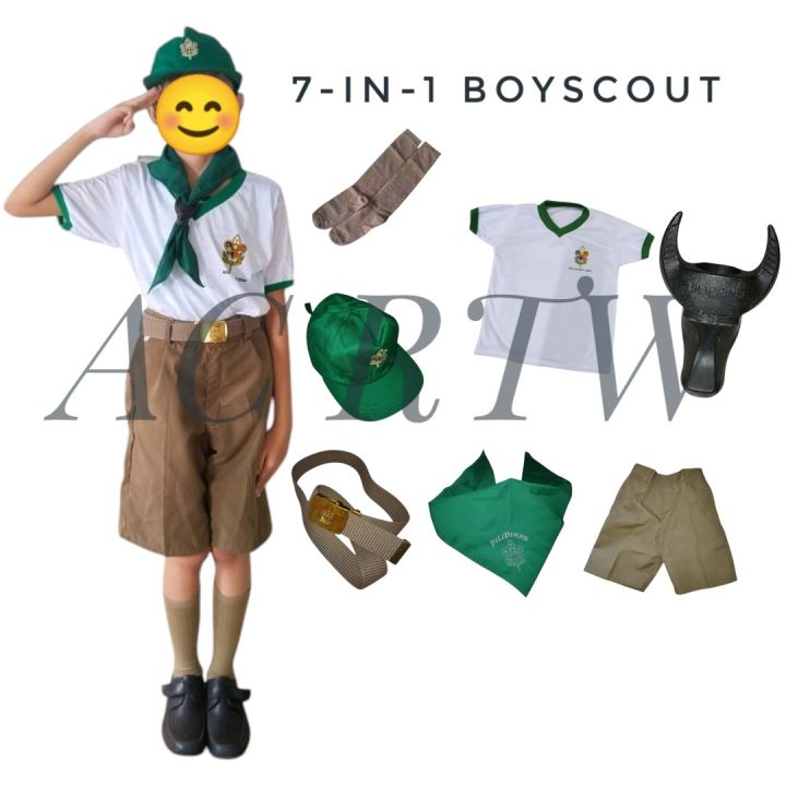 BOYSCOUT Grade 4-6 7in1 SET SCOUT UNIFORM | Lazada PH