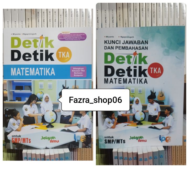 Buku Detik Detik TKA smp mts Matematika 2026 / Kunci Jawaban Jelajah Ilmu Intan Pariwara ...