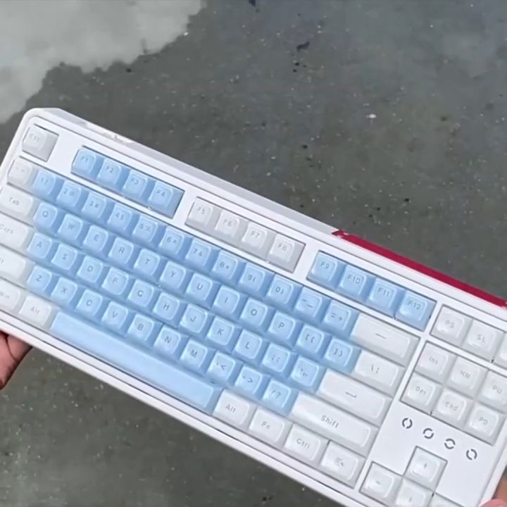 Multicolor Jelly Round Key Caps OEM Profile For Cherry MX Mechanical ...