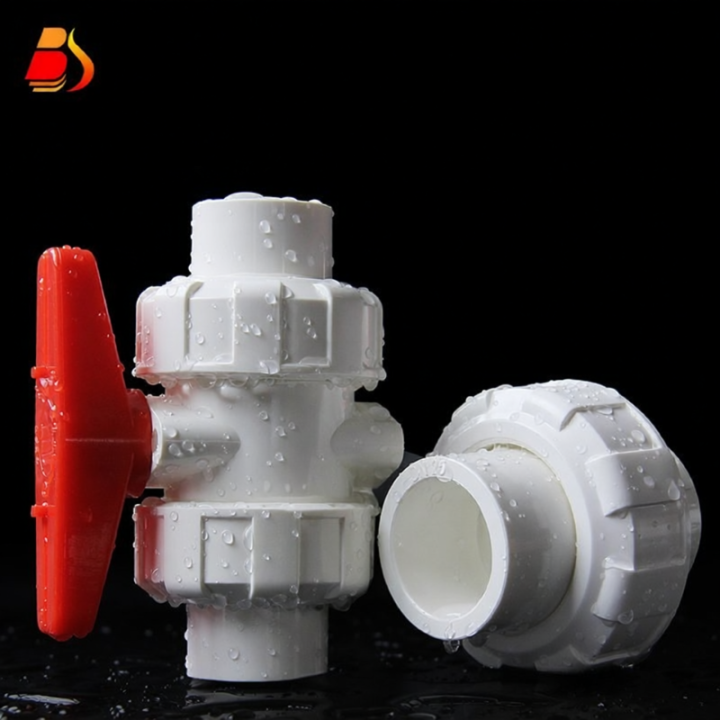 PVC Ball Valve Quick Connect Industrial Chemical Grade Water Oil Pipe ...