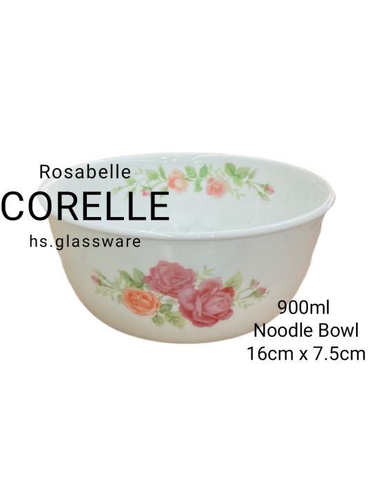 Corelle Rosabelle 900ml Noodle Bowl | Lazada