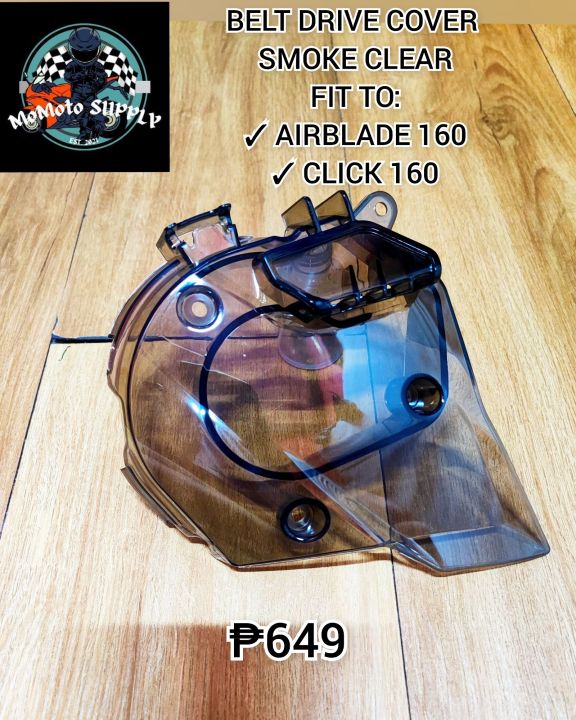 Honda Click 160 & Airblade 160 Belt Drive Cover (Smoke) | Lazada PH