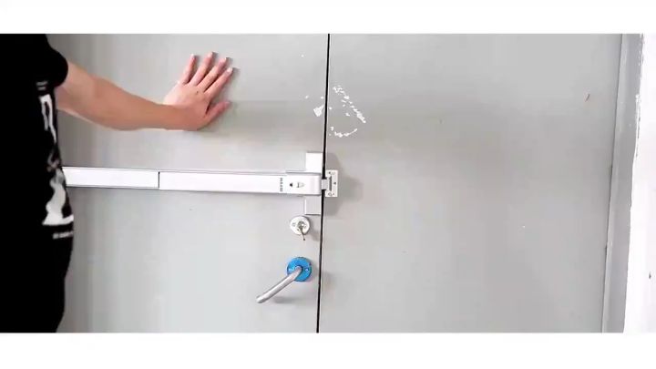 Emergency Push Lock Safety Escape Fireproof Push Edge Emergency Exit ...