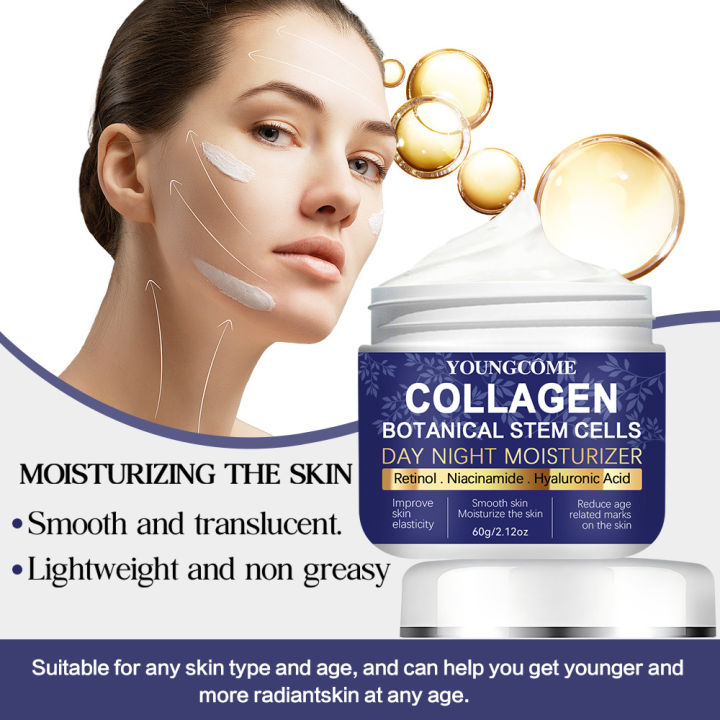 Collagen Face Moisturizer with Airless Pump - Collagen Botanical Stem ...