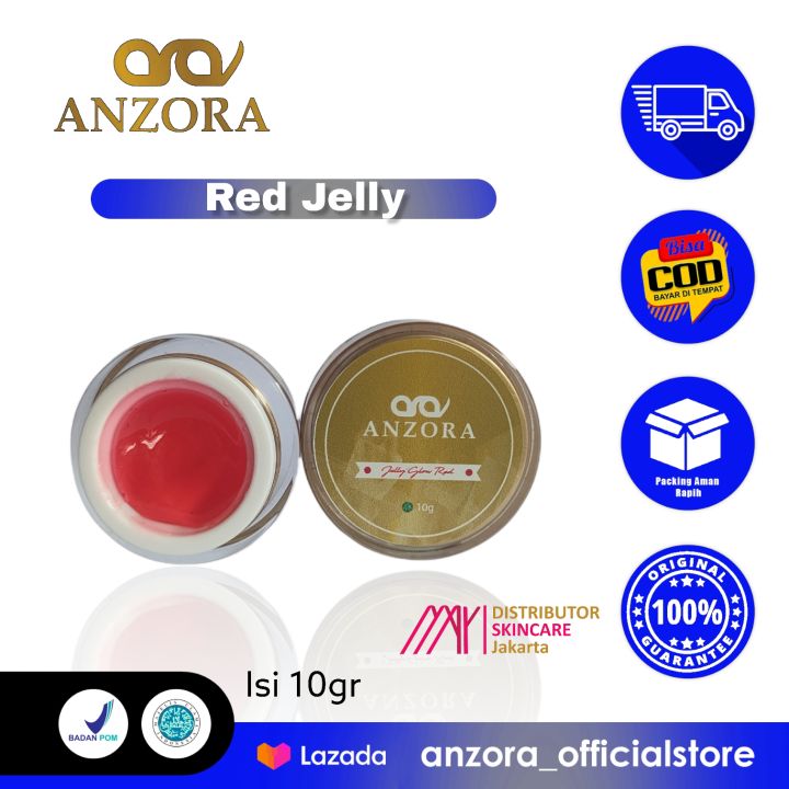 Anzora red jelly ( jelly boster untuk flek ) cream anzors original ...