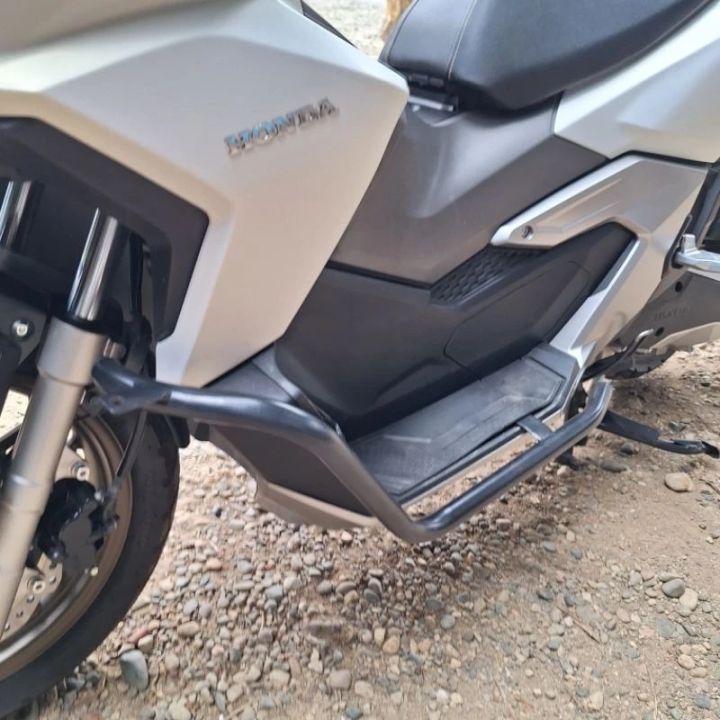 Honda Adv 160 - Half Small Crash Guard Design 2 with Auxiliary Light Bracket (Powder Coated ...